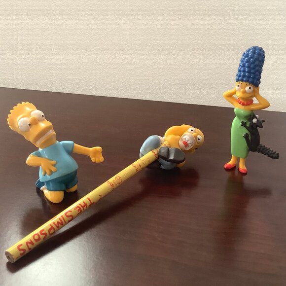 Mattel | Other | Euc Vintage 99 Mattel Simpsons Bendable Action Figures ...
